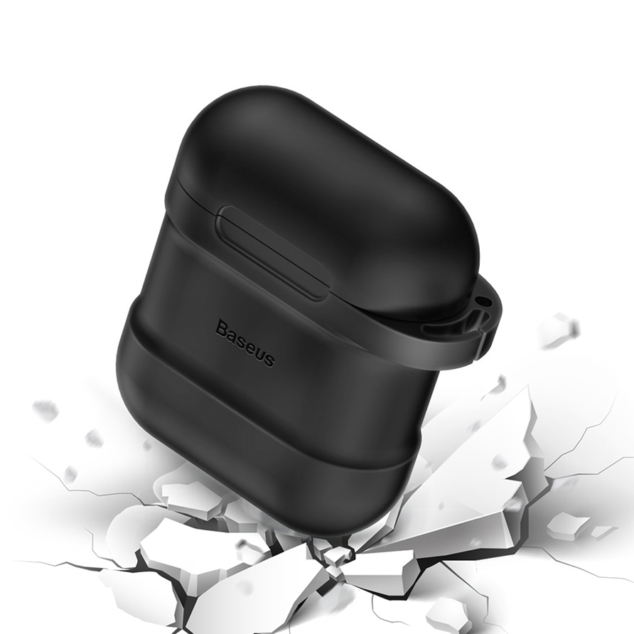 Baseus Protective Case Magnetic Strap for AirPods 2nd Gen (Black)